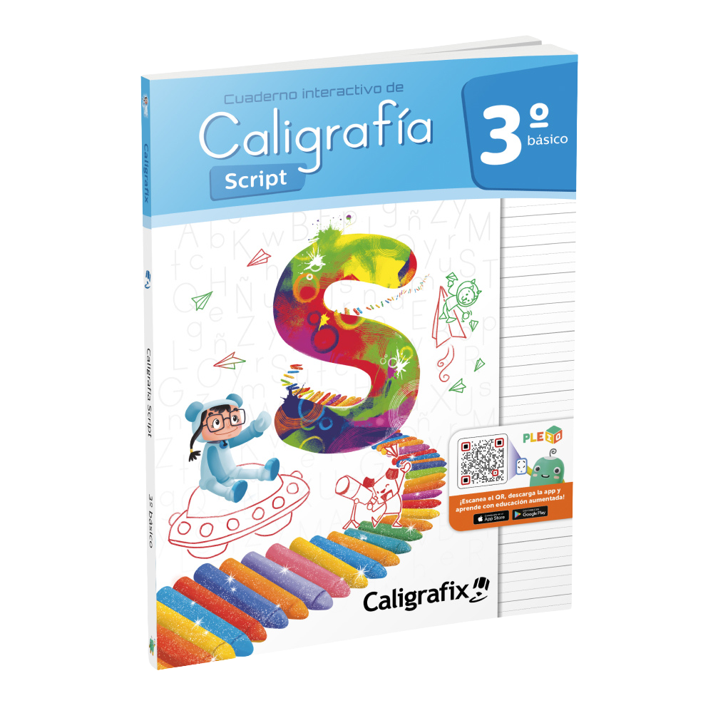 Cuaderno de Caligrafía para 3° Básico Caligrafix – La Ruta Libros