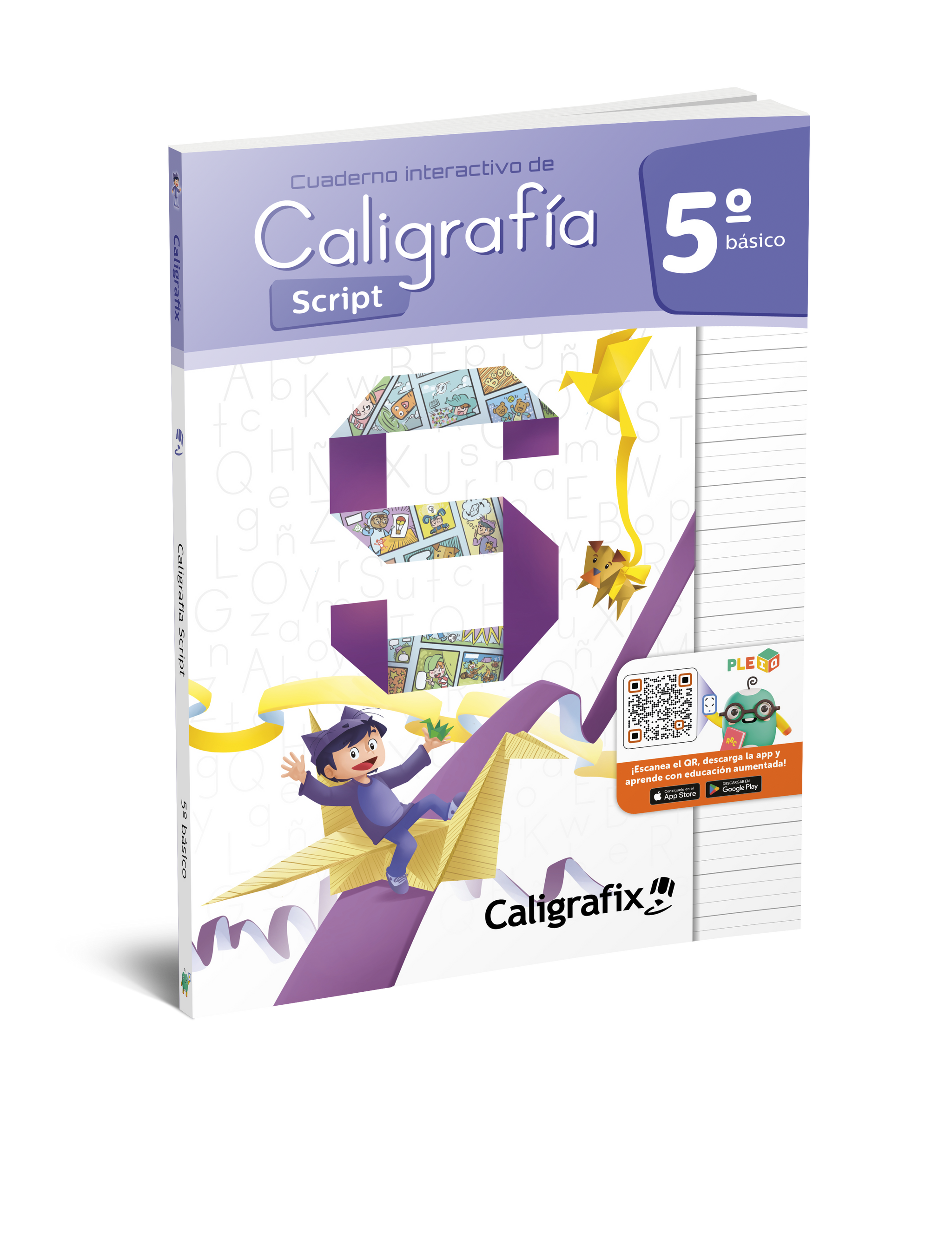Cuaderno de Caligrafía para 5° Básico Caligrafix – La Ruta Libros